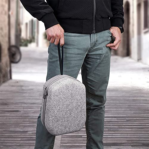VakiReyy Carrying Case for Oculus Quest 2, Portable Hard Travel Case Storage Bag with Shoulder Strap for Oculus Quest VR Gaming Headset and Controllers Elite Strap Accessories for Travel and Home