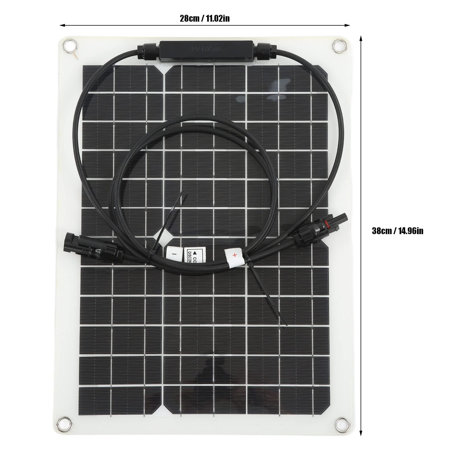 Solar Car Battery Charger Monocrystalline Silicon Charge Controller Kit for Automobile Houseboat Car RV Boat Marine Trailer,30W 18V Solar Panel Charger Voltage Controller Kit, Solar Car Battery