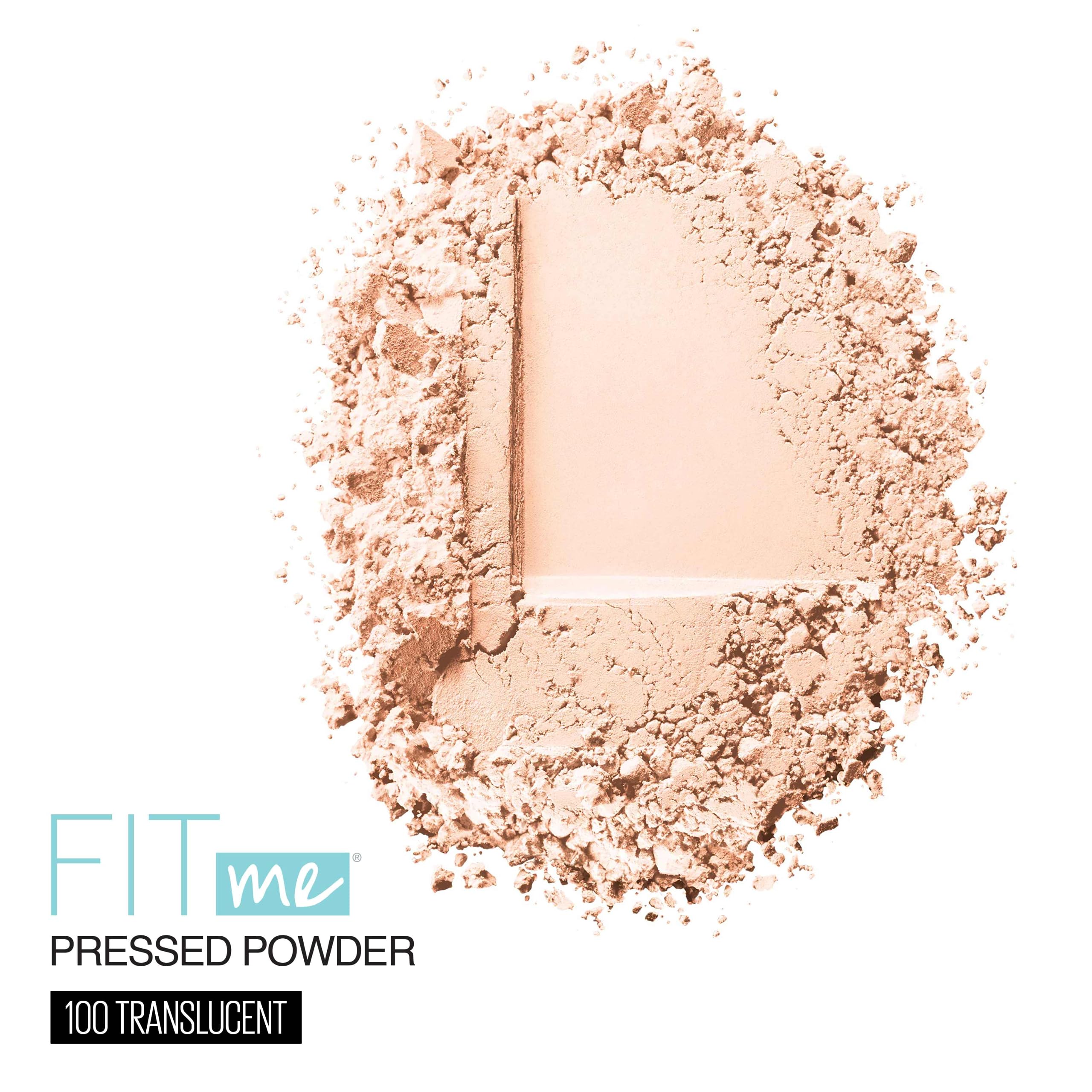Maybelline Fit Me Matte + Poreless Pressed Face Powder Makeup & Setting Powder, Translucent, 1 Count