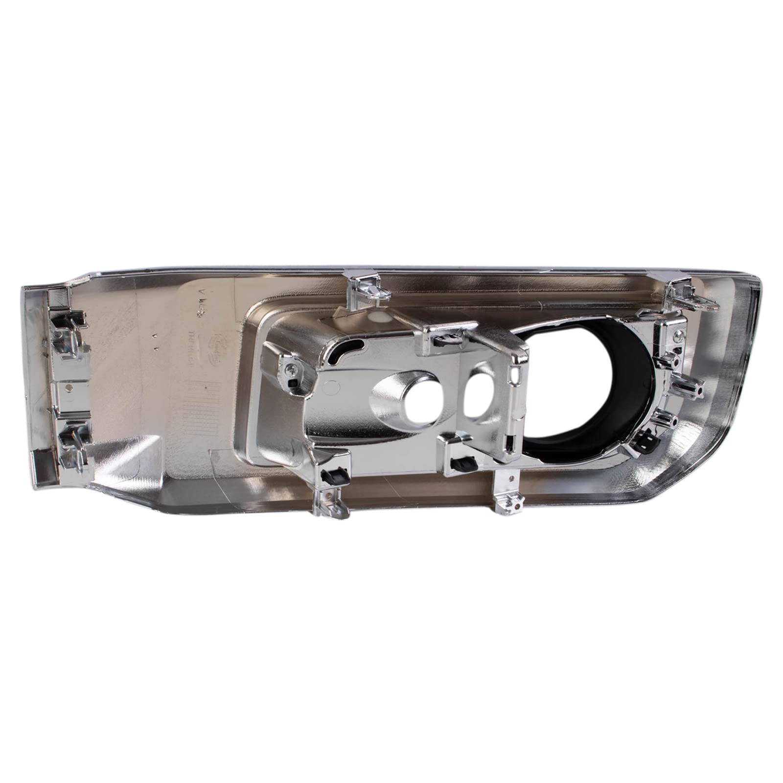 TRQ Driver & Passenger Side Fog Light Bezel Set Compatible with 2014-2023 Toyota 4Runner TO1038180 TO1039180