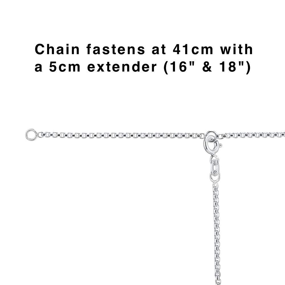 Paul Wright 925 Sterling Silver Treble Clef Pendant Necklace, Perfectly Sculptured, 16” with 2” Extender