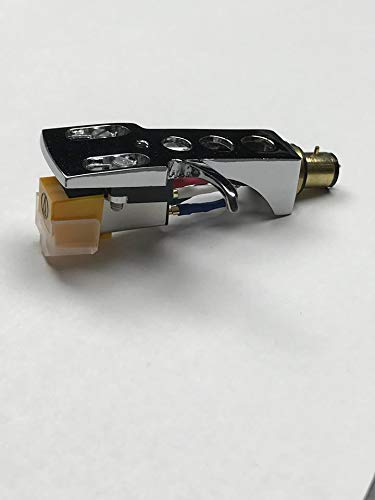 Mirror Chrome plated Headshell, mount with cartridge and stylus, needle for Stanton T 50, T 52, T 55 usb, T 60, T 62, T 80, T 92, T92 usb, T 120, ST 100, ST 150