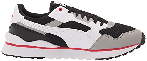 PUMA mens R78 Futr Sneaker, Puma Black-puma White-limestone, 10.5 US