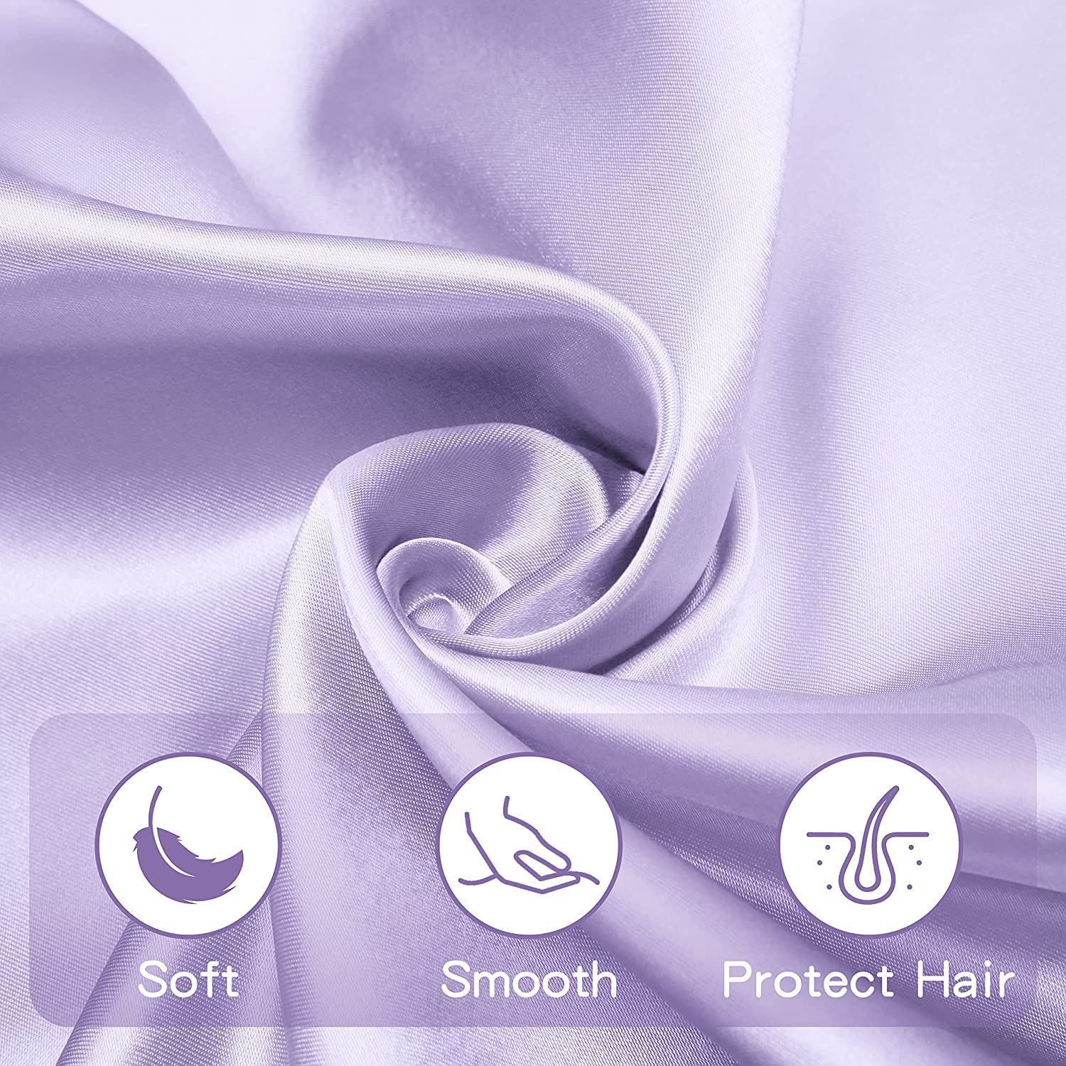 YeeMan Satin Bassinet Sheet for Baby Fitted Rectangle Hourglass Oval Cradle or Bassinet Pad＆Mattress for Boys and Girls (Violet)
