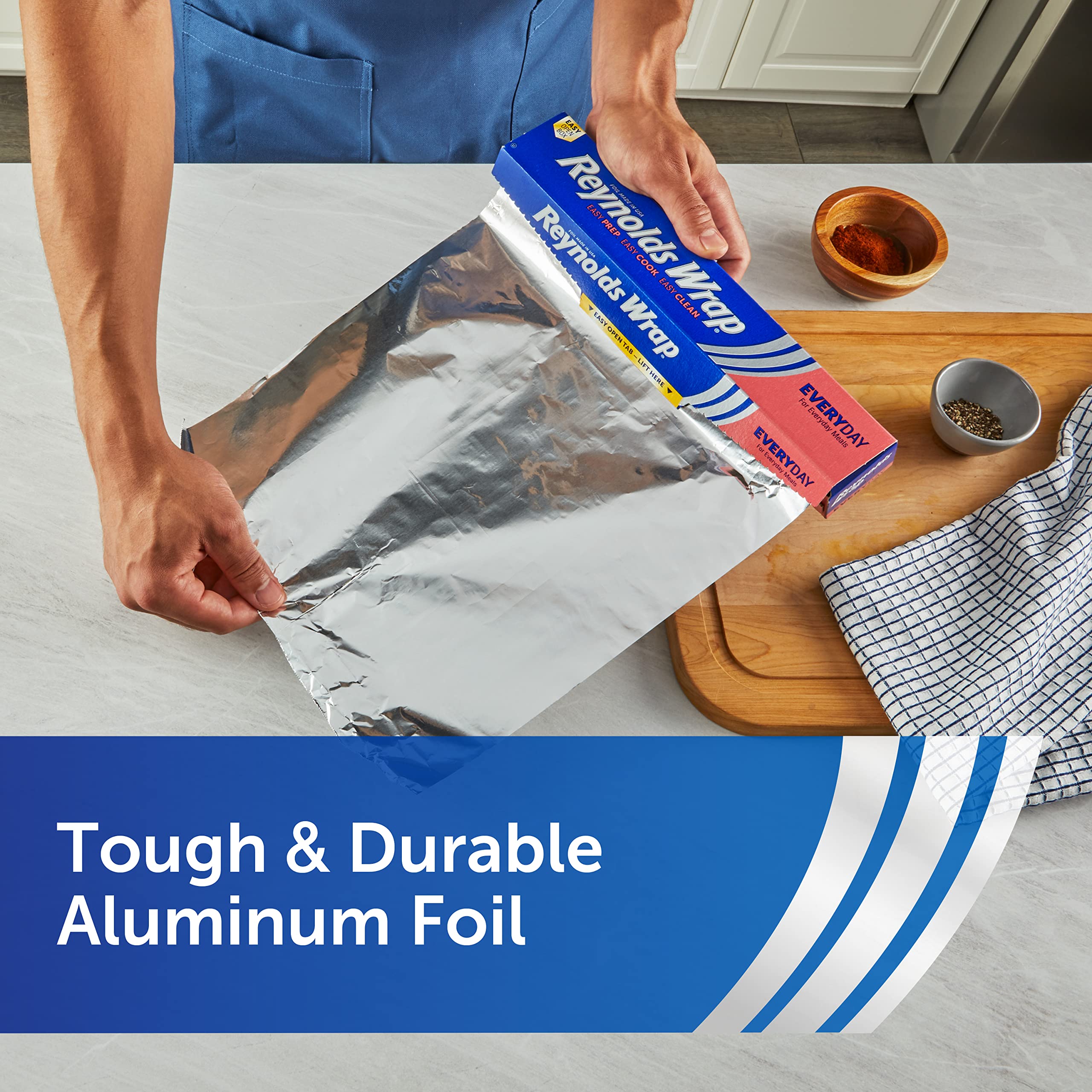 Reynolds Wrap Aluminum Foil, 175 Square Feet (Pack of 2), 350 Total Square Feet
