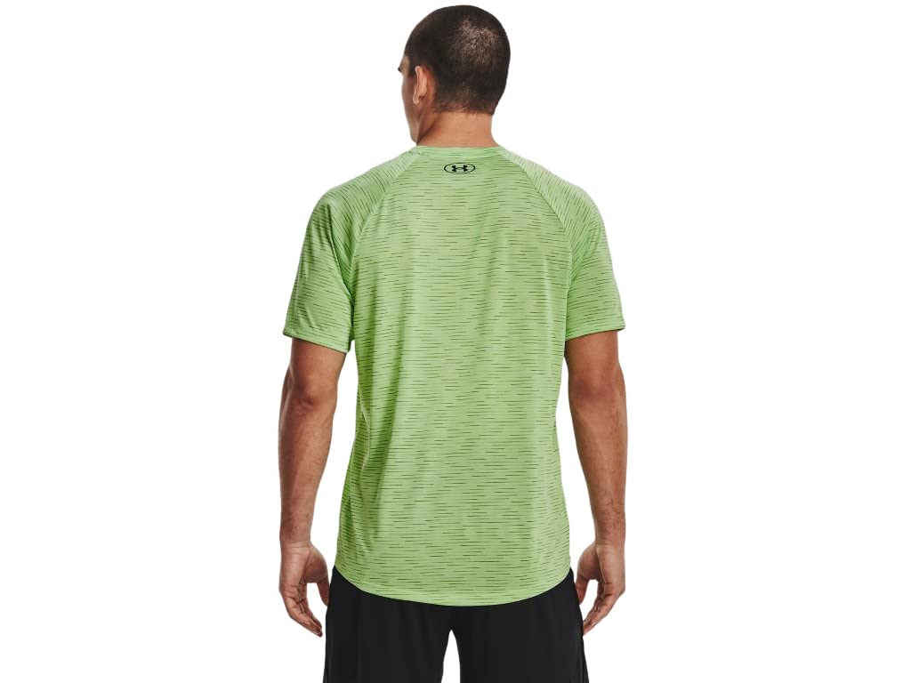 Under Armour Men's UA Tech 2.0 Dash Short Sleeve T-Shirt, Key-Lime (334)/Black, X-Large