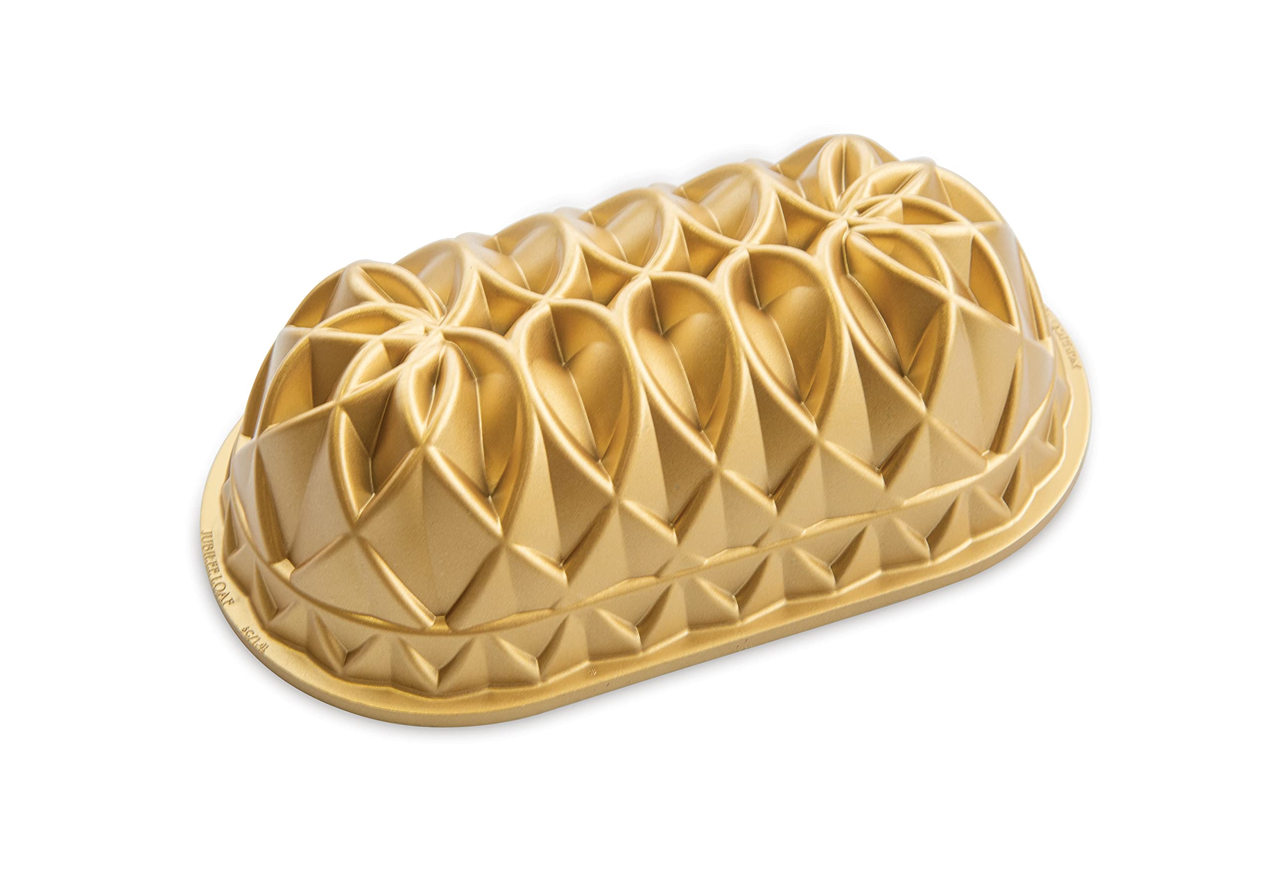Nordic Ware Wildflower and Jubilee Loaf Pans, 6-Cup, Toffee and Gold