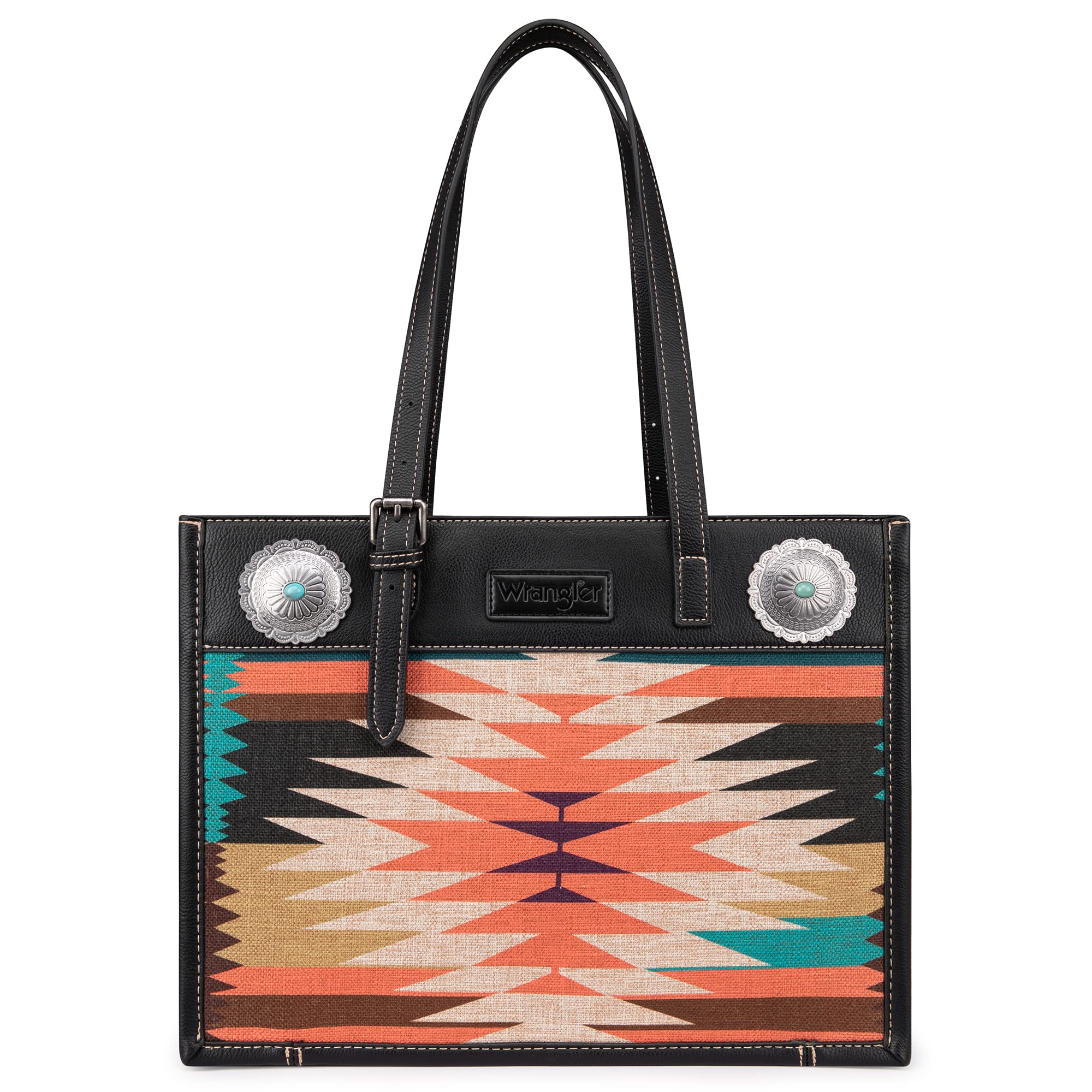 Montana West Western Tote Bag for Women Aztec Tapestry Tooled Collection Concealed Carry Oversized Handbag MW1175G-8317CF