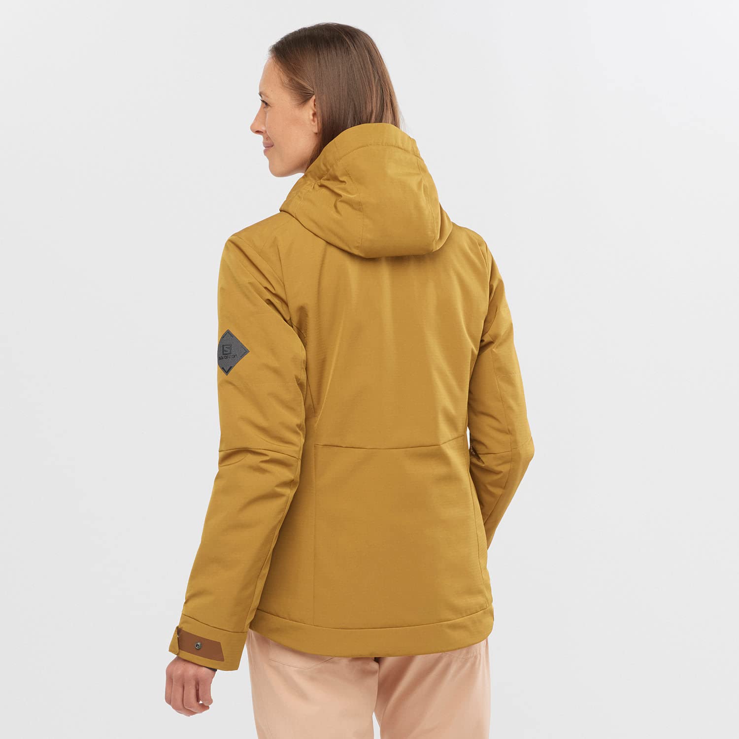 Salomon Women's Standard Snow Rebel JKT W, Cumin, XL