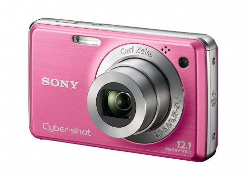 Sony Cybershot DSC-W220 12MP Digital Camera with 4x Optical Zoom with Super Steady Shot Image Stabilization (Light Pink) (OLD MODEL)