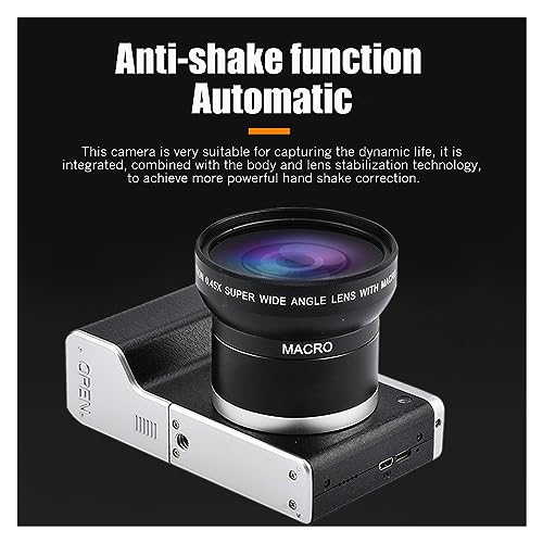 OZLIKA 4K Ultra High Definition 24 Million Pixel 1080P 12X Optical Zoom Micro Camera 4 Inch IPS Screen Touch SLR Camer