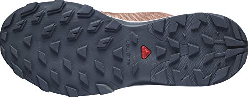 Salomon Outbound Prism Hiking Shoes for Women, Sirocco/Mocha Mousse/Alloy, 7.5