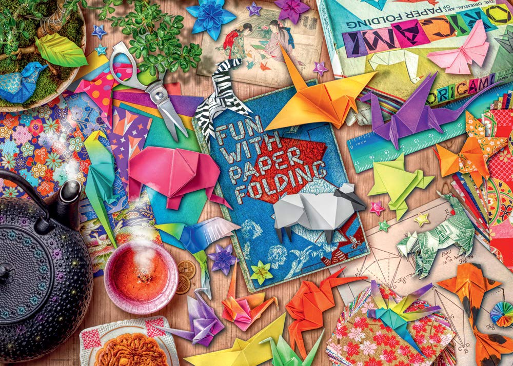 Ravensburger Aimee Stewart Origami Meditations 1000 Piece Jigsaw Puzzle for Adults & Kids Age 12 Years Up