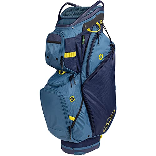Sun Mountain 2023 ECOLITE 14 Way Full Length Divider Golf Cart Bag (NVY-Spruce-Spring) Navy/Spruce/Spring (Eco-Lite)
