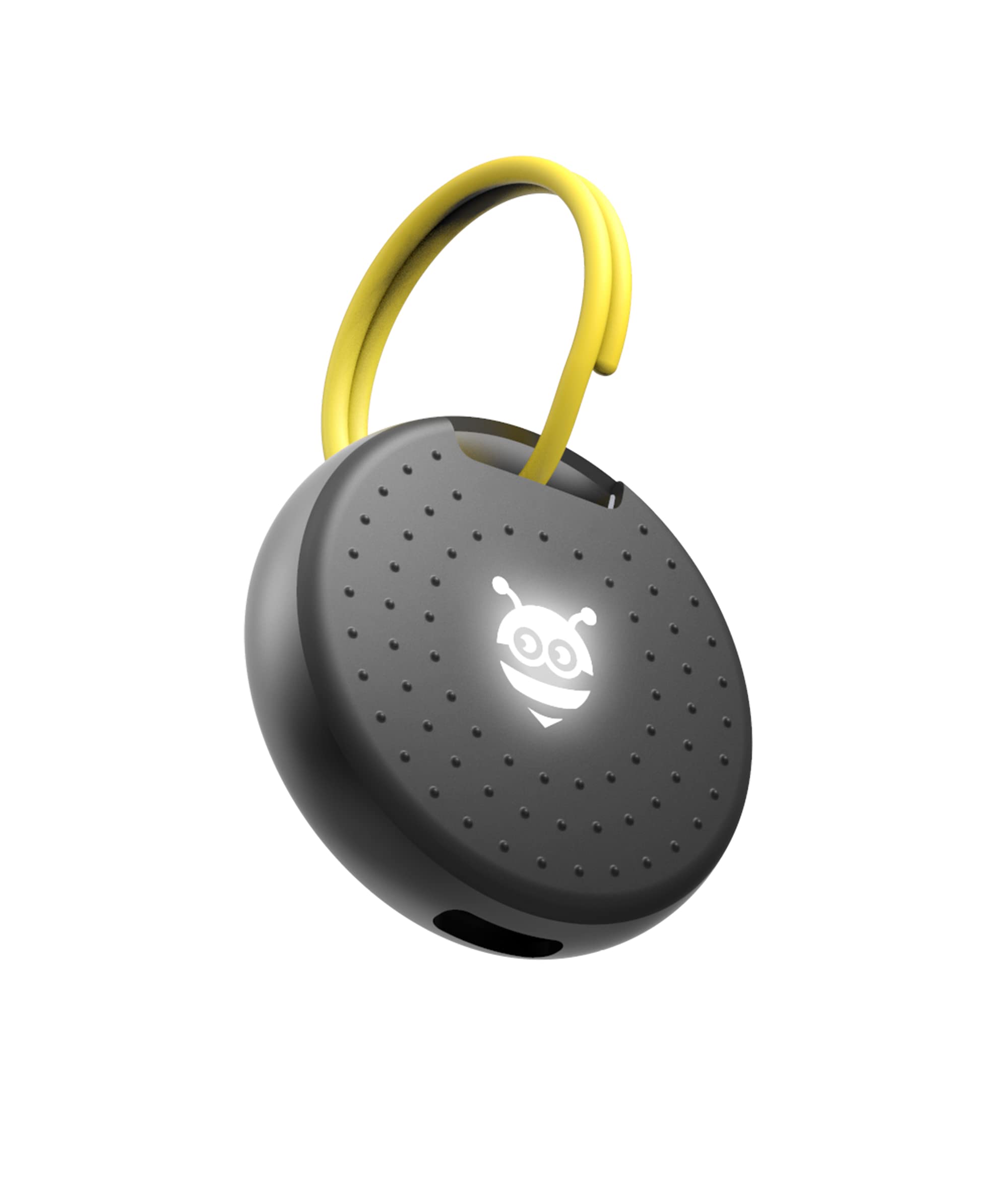 Pebblebee 500-Foot Range Smartphone Bluetooth Key Finder 2.0 for Wallet, Car Keys, Pet Collars, Phones, and More, Black