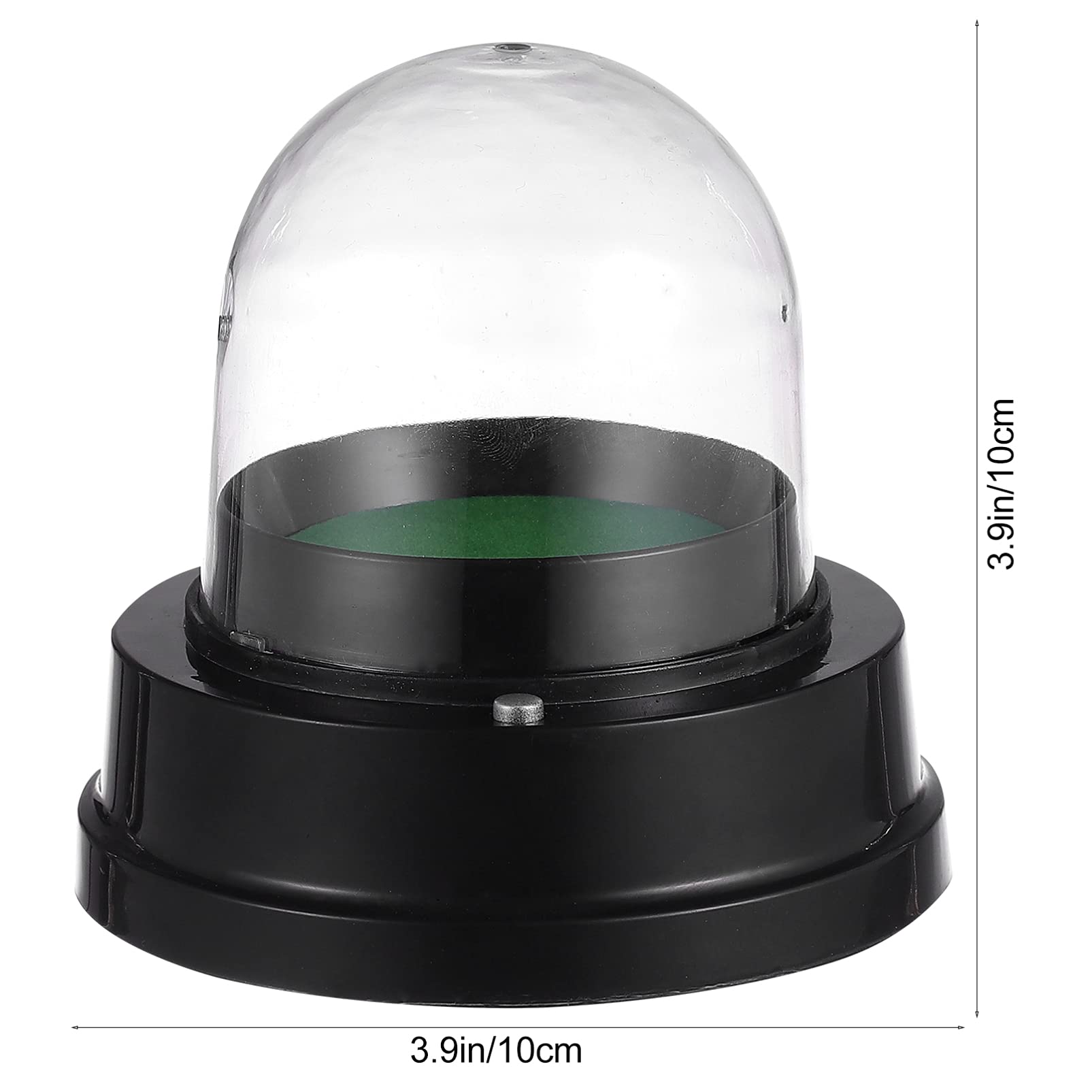 Toddmomy 1pcs Lucky Automatic Dice Cup, Electrical Shaking Dice Roller Cup Set with 5 Dices for KTV Pub Bar Party Gam, No Battery