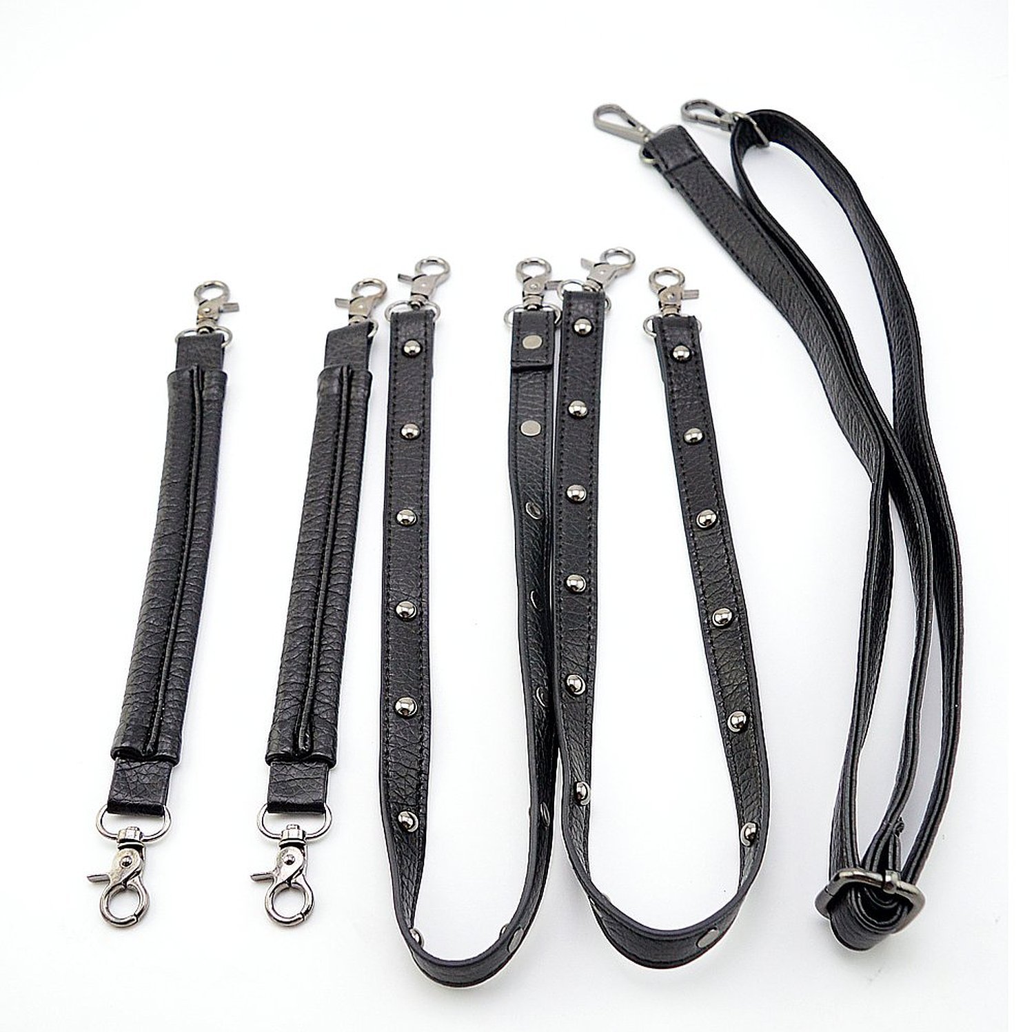 Mn&Sue Modern Punk Pu Leather Cross Body Silvery Rivet Studded Shoulder Nightclub Hobo Handbag for Lady