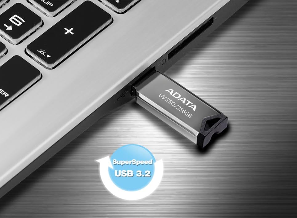 Pen Drive ADATA AUV350 32GB Metal USB 3.2,Silver