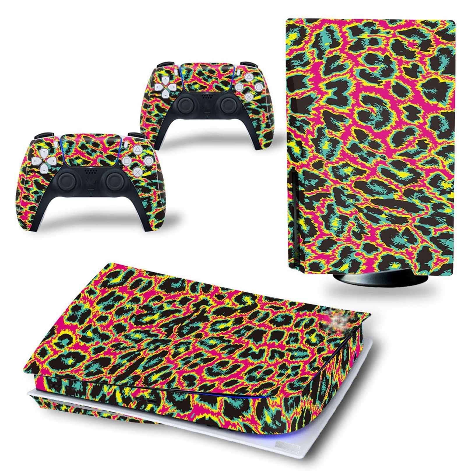 Top factory BUCEN for PS5 Skin Disc Edition & Digital Edition Console and Controller Vinyl Cover Skins Wraps Scratch Resistant, Compatible with for PS5 857509 Anti Scratch (Size : Disc Version)