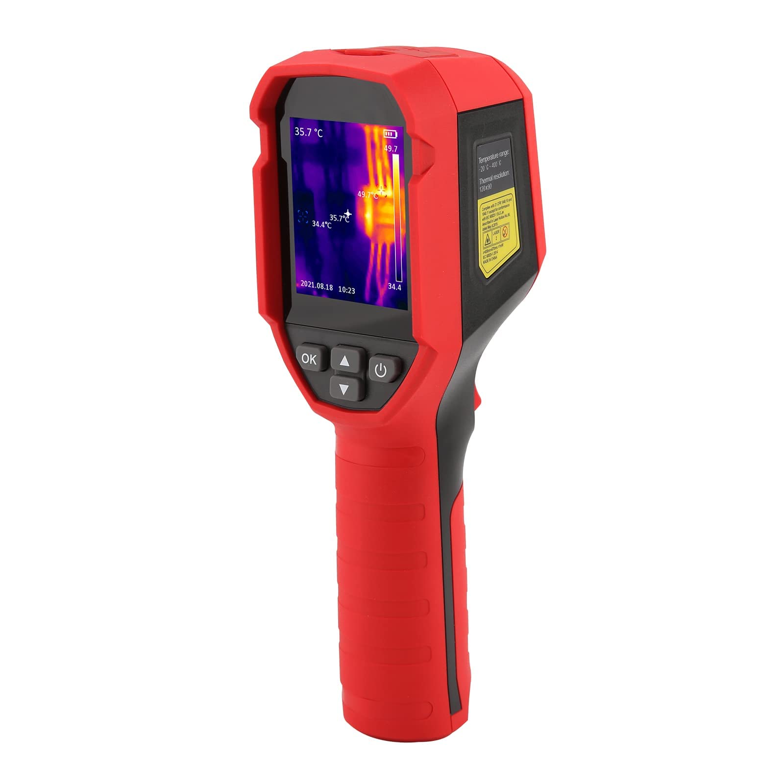 UNI-T UTi220A Pro Thermal Camera Imager 256x192 IR Resolution Handheld Infrared Camera Thermal Imaging 49152Pixels 25Hz Refresh Rate, IP65 2 Meter Drop Durability Rechargeable 16GB MicroSD