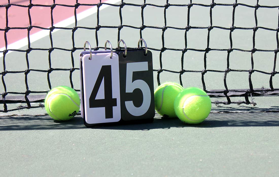 Match Tuff EZ Score (0-6) | Portable Tennis Score Keeper | EZ-FLIP | Outdoor/Indoor