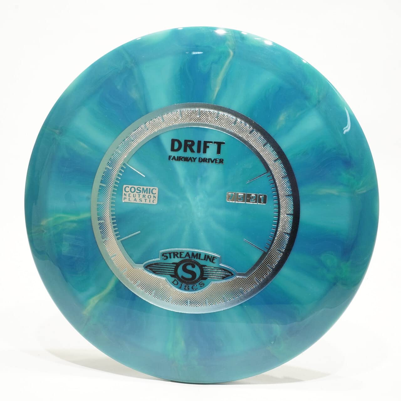 Streamline Drift (Cosmic Neutron) Fairway Driver Golf Disc, Pick Color/Weight [Stamp & Exact Color May Vary] Bluish Swirly 167-169 Grams