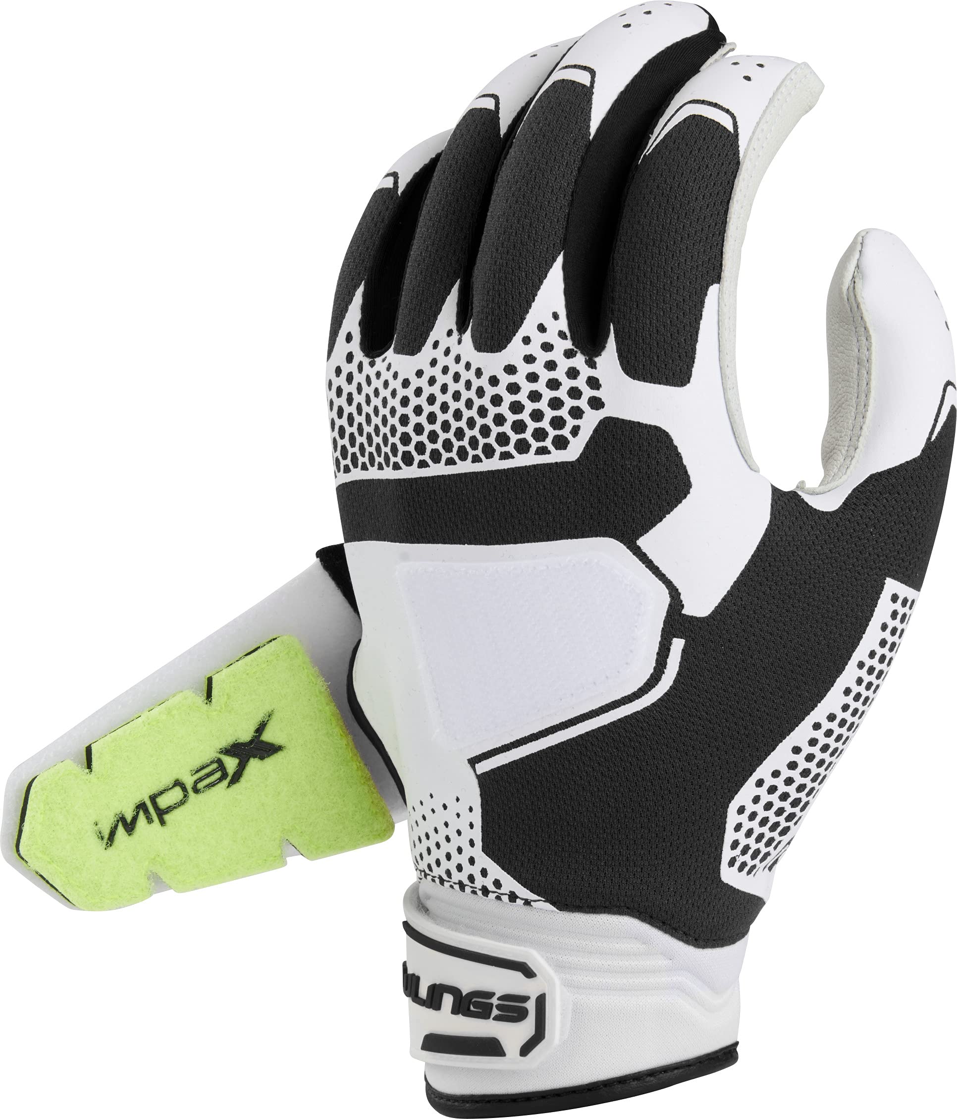 Rawlings | Workhorse PRO Fastpitch Softball Batting Gloves | Double Strap | Impax Pad | Adult X-Large | Royal