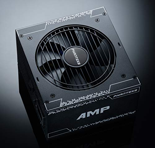 Phanteks (PH-P550G_US01) AMP Series 550W 80PLUS Gold, ATX Power Supply, Fully Modular, Hybrid Mode, Silent Fan, Revolt PRO Link Certified
