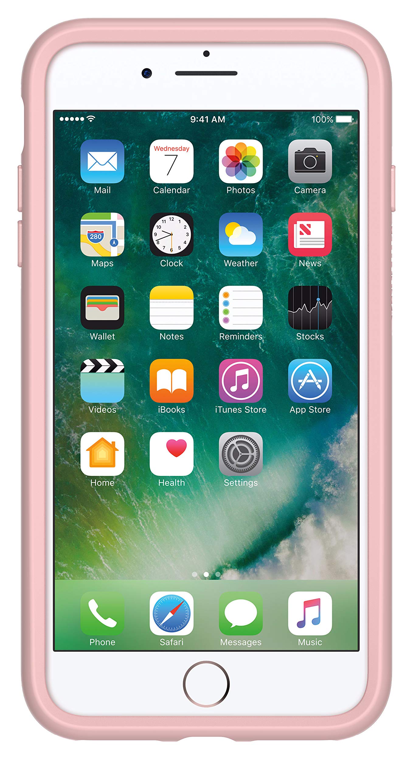 OtterBox Symmetry Series Case for iPhone 8 Plus & iPhone 7 Plus (ONLY) - Non-Retail Packaging - Rose Gold