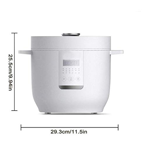 LMMDDP Digital Programmable Multi 2L Slow Cooker Steamer Sauté Yogurt Maker Stewpot with 24 Hours Delay Timer Electric Nonstick Rice Cooker