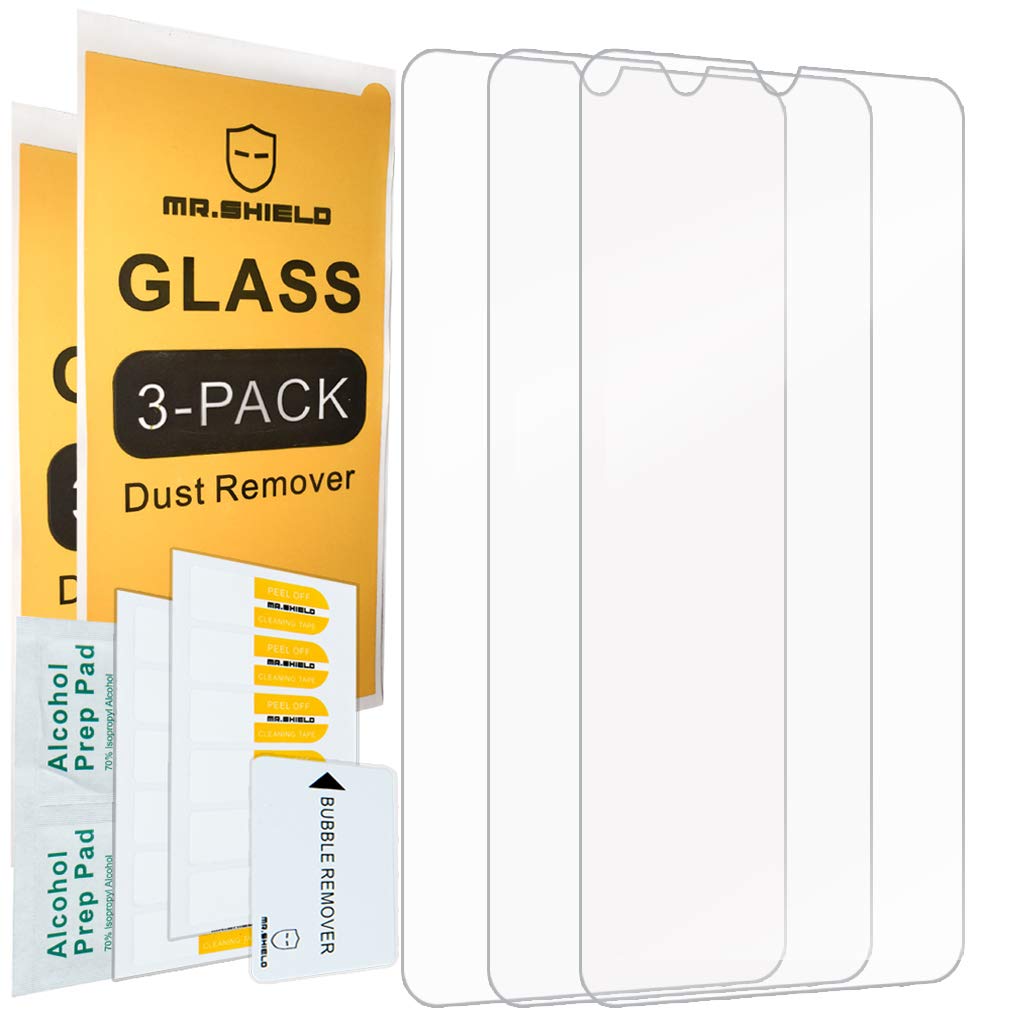 Mr.Shield [3-PACK] Designed For Samsung Galaxy A20 [Not Fit for Galaxy S20] [Tempered Glass] Screen Protector