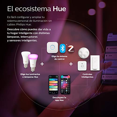 Philips Hue White & Color Ambiance BR30 LED Smart Bulb, Bluetooth & Zigbee Compatible (Hue Hub Optional), Works with Alexa & Google Assistant, Old Version, 1 Bulb