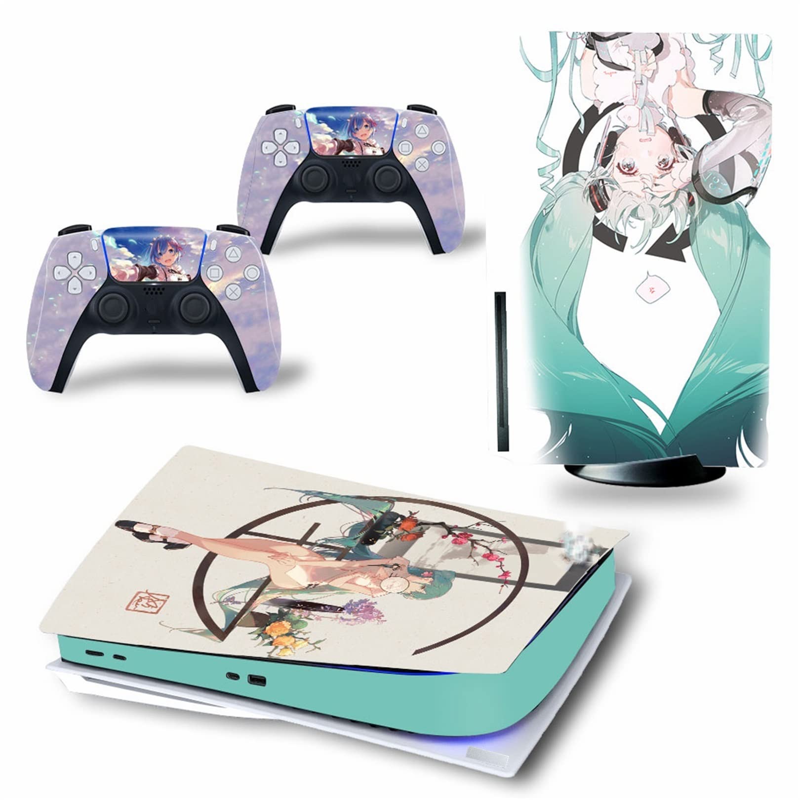 Top factory BUCEN for PS5 Skin Disc Edition & Digital Edition Console and Controller Vinyl Cover Skins Wraps Scratch Resistant, Compatible 71085 Anti Scratch (Size : Disc Version)