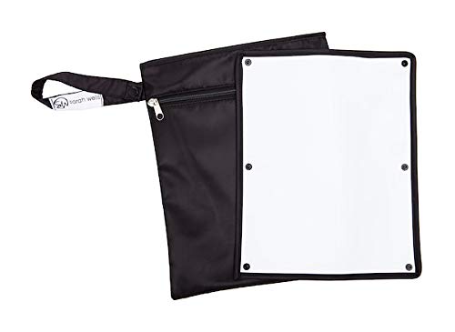 Sarah Wells Pumparoo Wet/Dry Bag for Breast Pump Parts (Black)