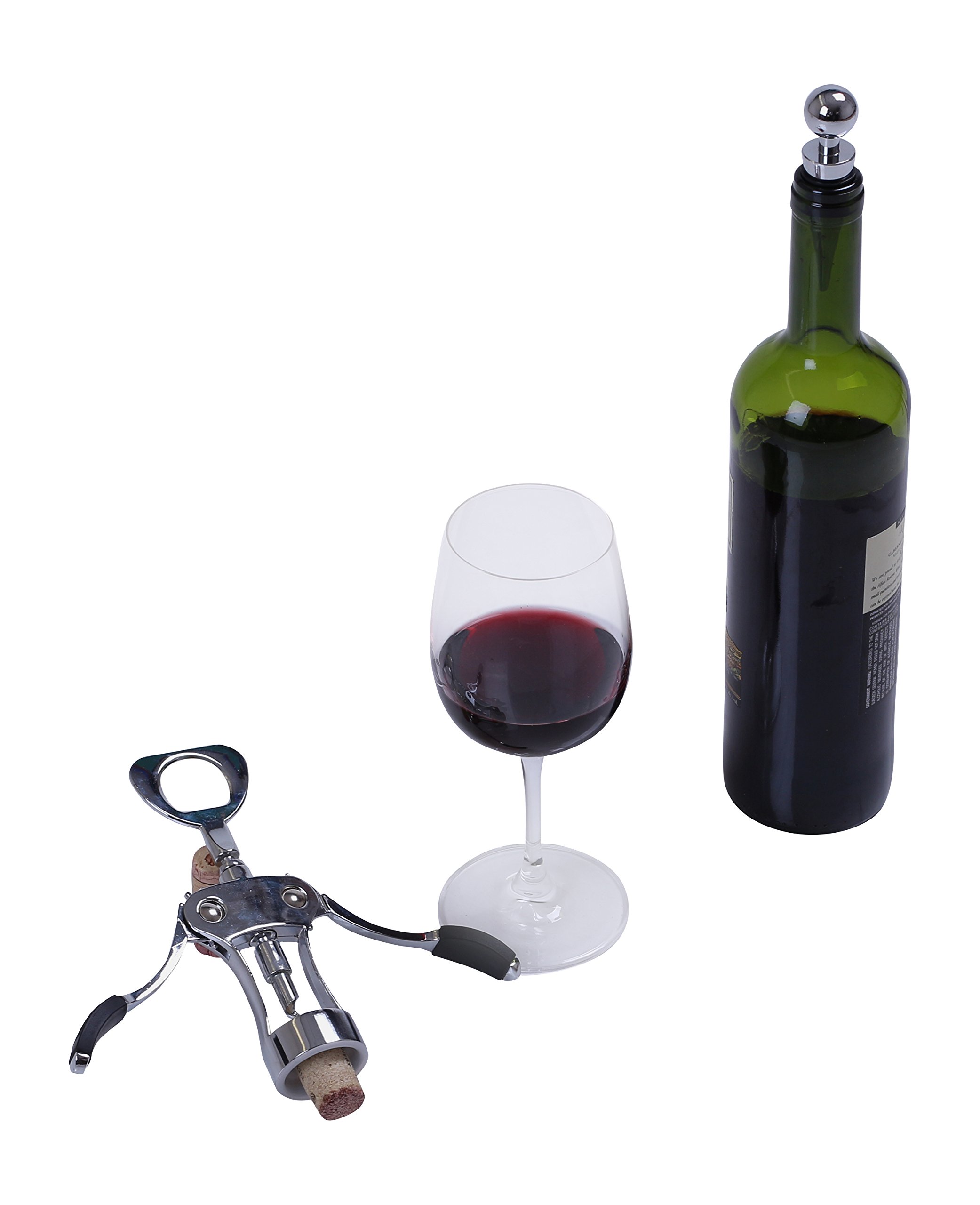 Select Culinary Premium Corkscrew and Wine Stopper Set