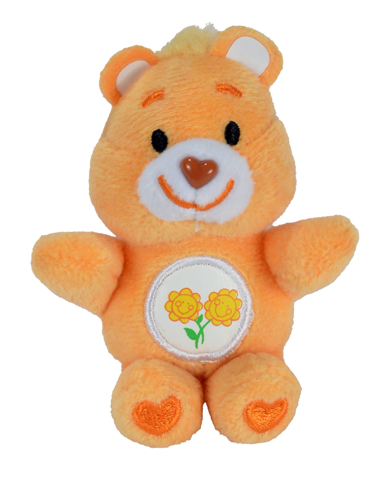 Worlds Smallest Care Bears Series 3 (4 Pack) Bedtime Bear - Brave Heart Lion Bear - Friend Bear - Harmony Bear