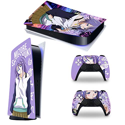 Rosario Vampire Anime - PS5 Digital Edition Skin Console - PS5 Digital Edition Controller Skin Cover Vinyl Decal Protective