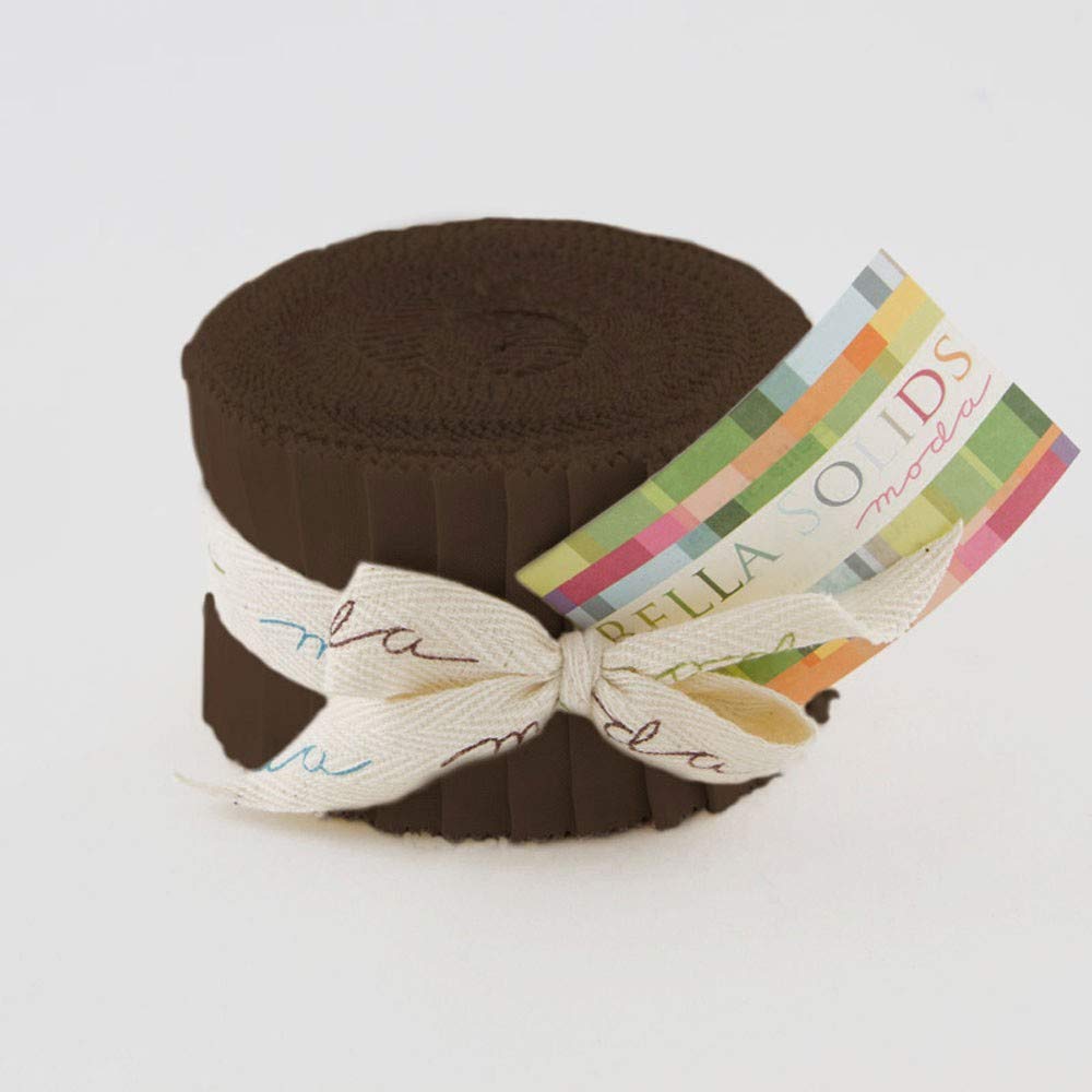 Moda Bella Junior Jelly Roll Strips 2.5 x 44 x 20 Brown