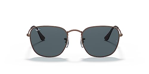 Ray-Ban RB3857 Frank Square Sunglasses, Antique Gunmetal/Dark Grey, 51 mm