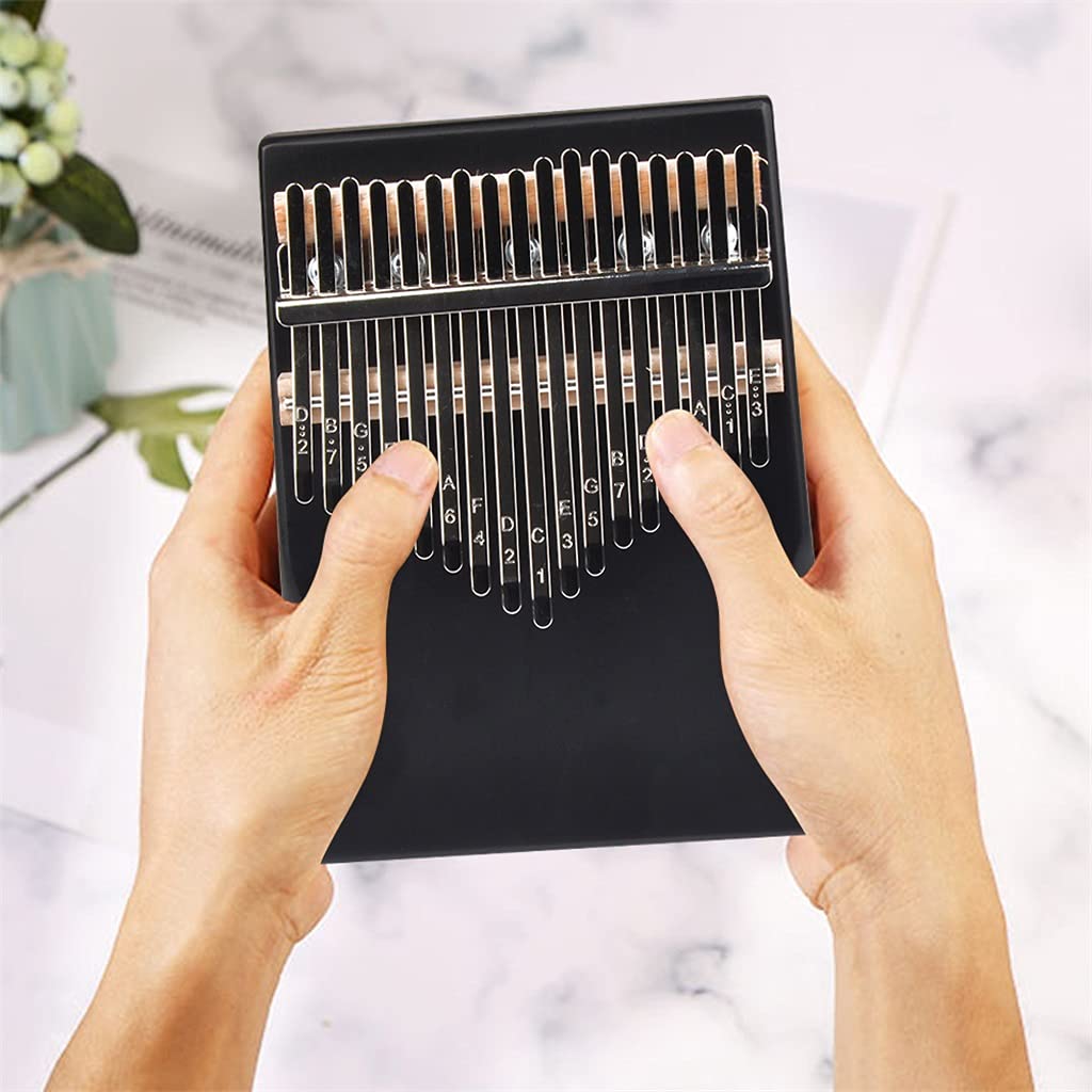 WSJIE 17 Key Wood Musical Instrument Thumb Finger Piano Beginners Portable Finger Flexible Piano