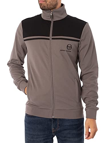 Sergio Tacchini Men's New Young Line Track Jacket, Grey, L