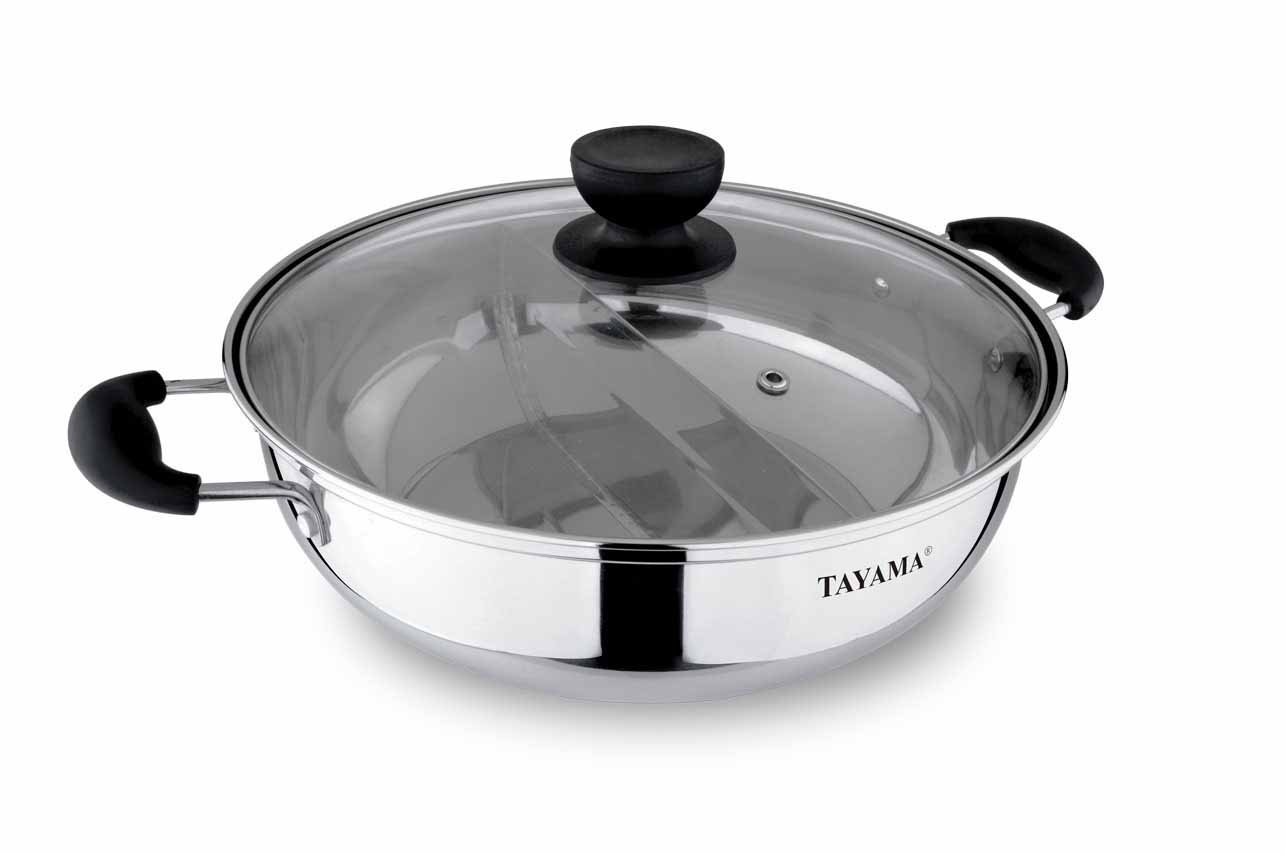 Tayama TG-28C Hot Pot, 11 inches, Stainless Steel