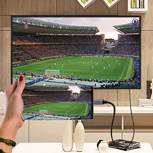 VOLT+ USB C to HDMI Cable, 6FT, 4K, Thunderbolt 3/4 USB C HDMI Adapter Compatible for Samsung Galaxy S6 to S23, Chromebook, Samsung Tabs, MacBook Pro/Air, iMac, iPad Pro, Surface, Dell, HP, TV