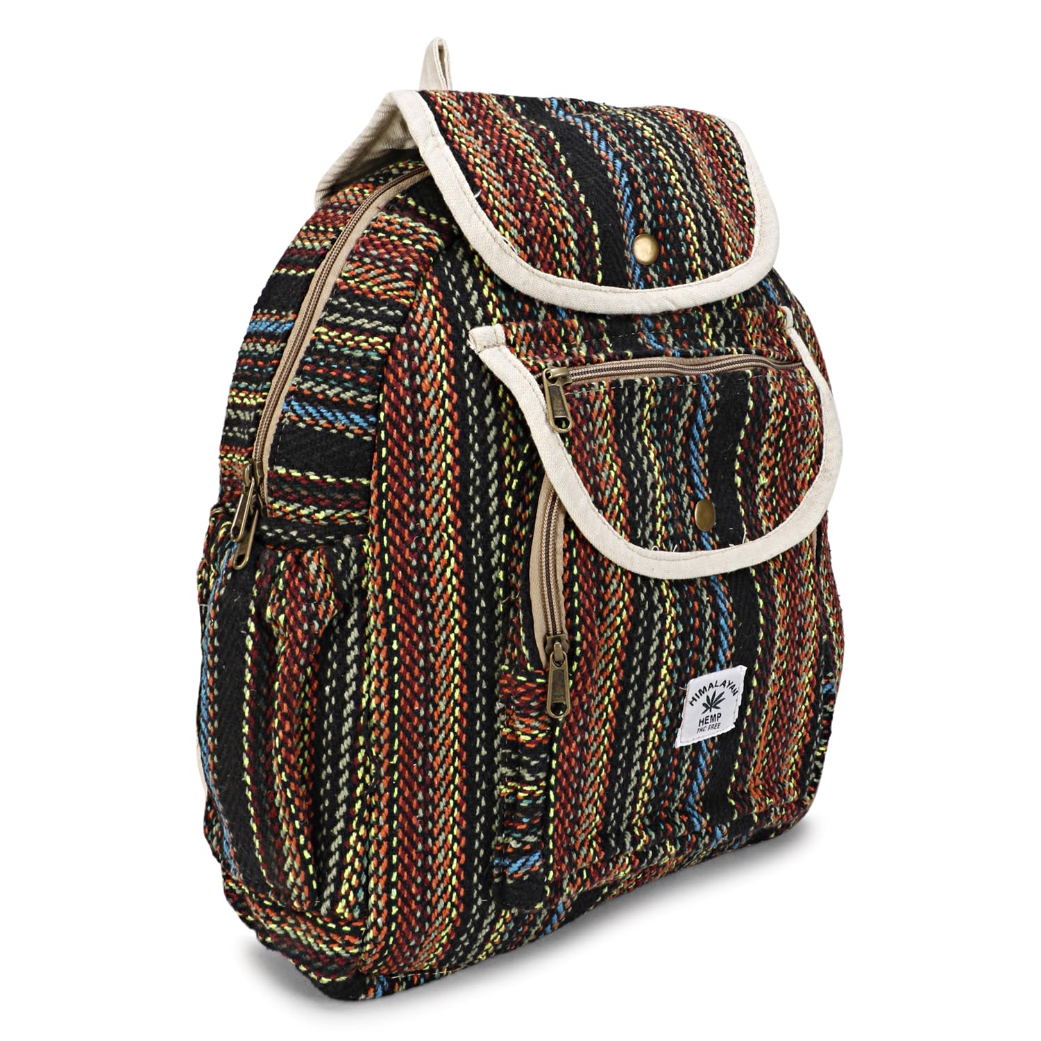 LONGING TO BUY Himalyan Hemp Laptop Bag Backpack/Traveller Bag, Hemp Laptop Bag (Cream-2)