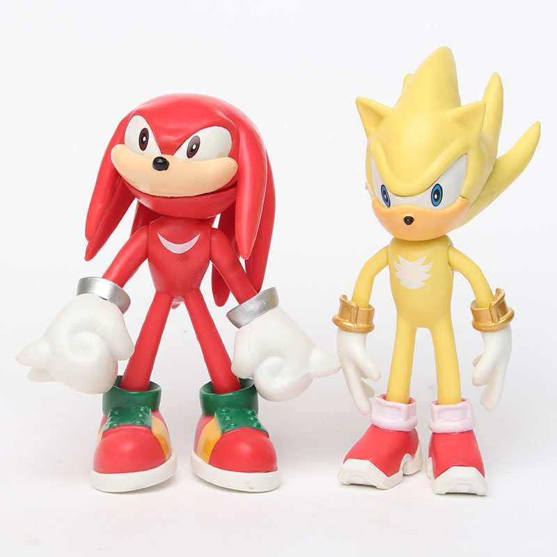 VOOLI Sonic Action Figures Toys,4.8'' Tall with Movable Joint Playsets Toys, Perfect Kids Gifts (Pack of 5)