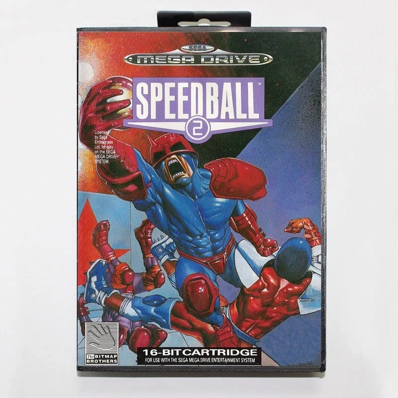 Speedball 2 - 16 Bit MD Game Card For Megadrive Genesis Video Game Console With Retail Box ( JAP SHELL )