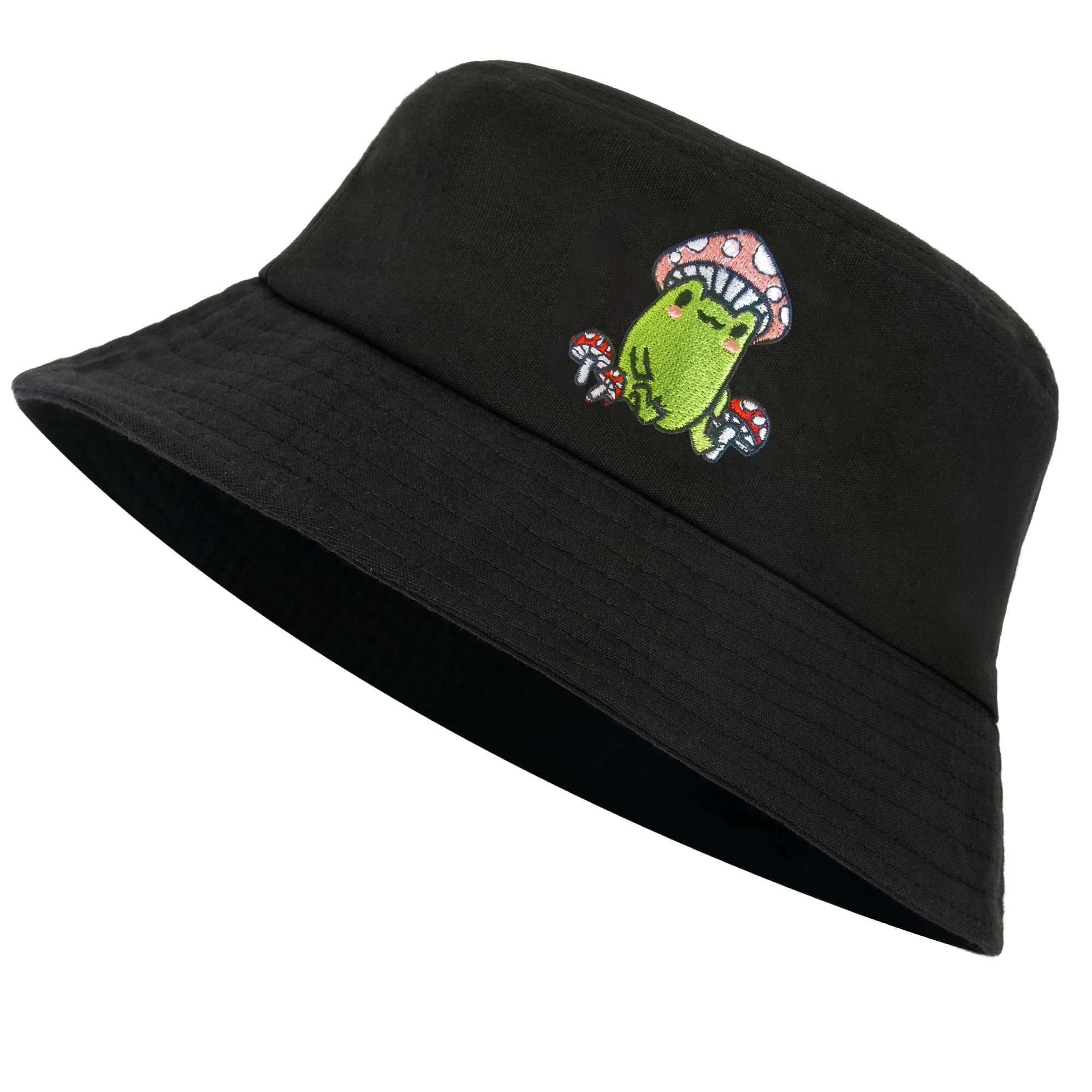 Unisex Bucket Hat Beach Sun Hats for Women Men (Ghost Hand)
