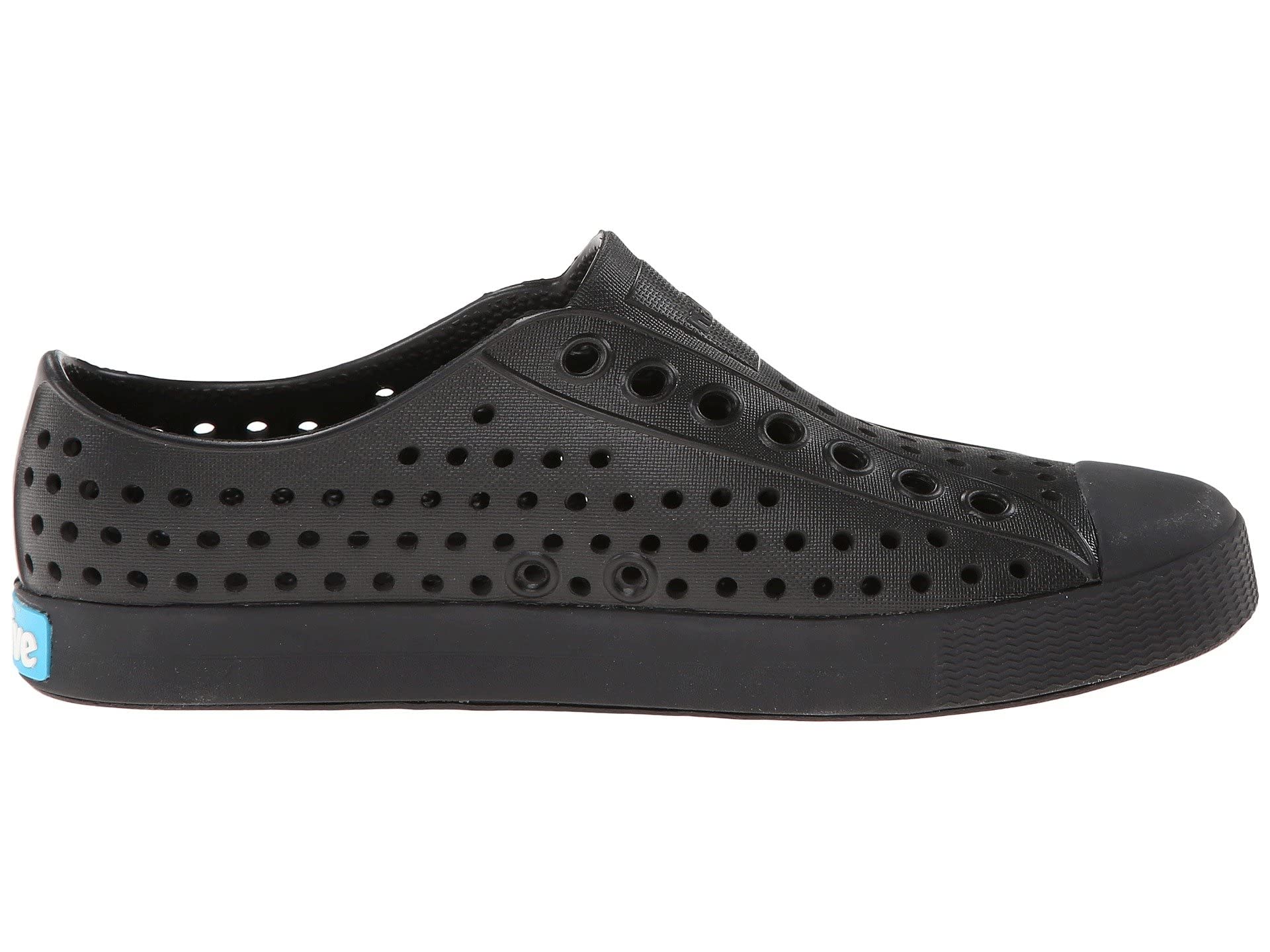 Native Shoes, Jefferson, Lightweight Sneaker for Adults, Jiffy Black/Jiffy Black, 11 M US Women/9 M US Men