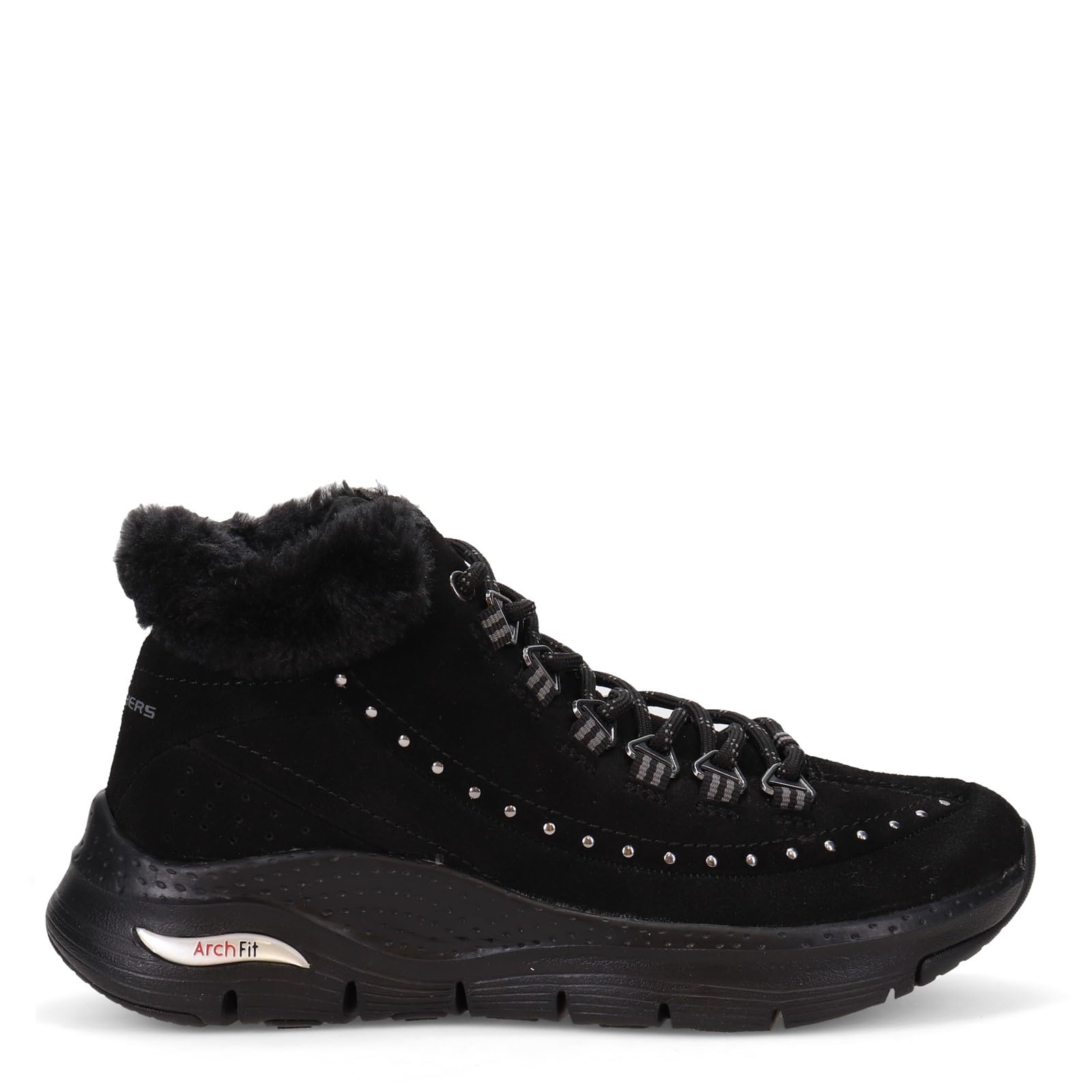 Skechers Arch Fit - Goodnight Black/Black 7.5 B (M)