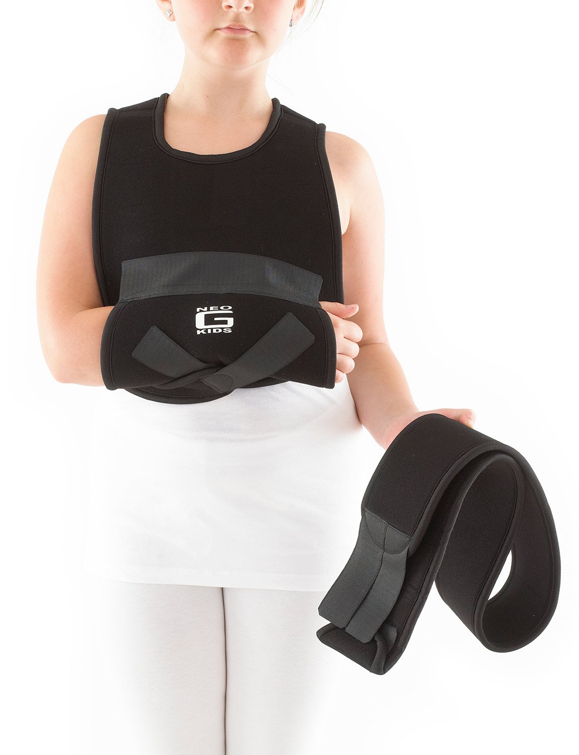 Neo-G Kids Comfort Shoulder Immobilizer - Breathable & Lightweight Fabric - For Pre/Post-Surgery Aid, Support & Elevate Arm, Injury Recovery, Arm Immobilization β Class 1 Medical Device β 1 Size